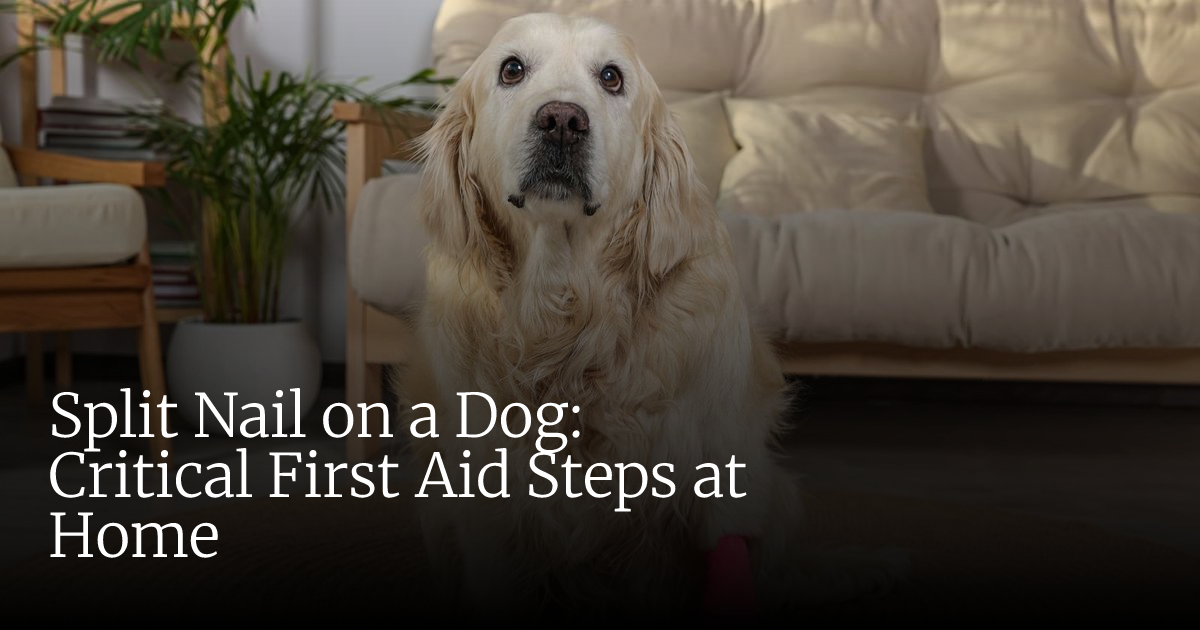 Dog Split Nail: Urgent Care Steps and When to Seek Help